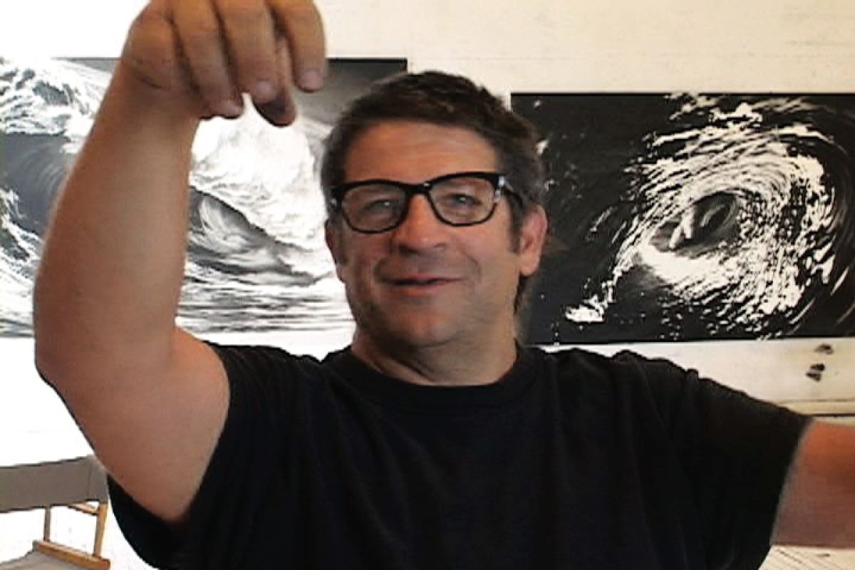 Charcoal Wave Drawings by Robert Longo | The Surfers Journal